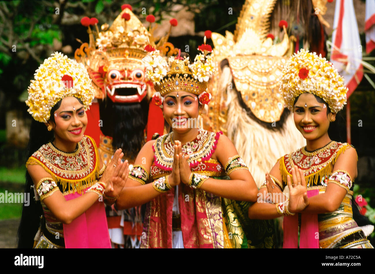 Ethnic Barong and Kriss Dancing Bali Indonesia Stock Photo - Alamy