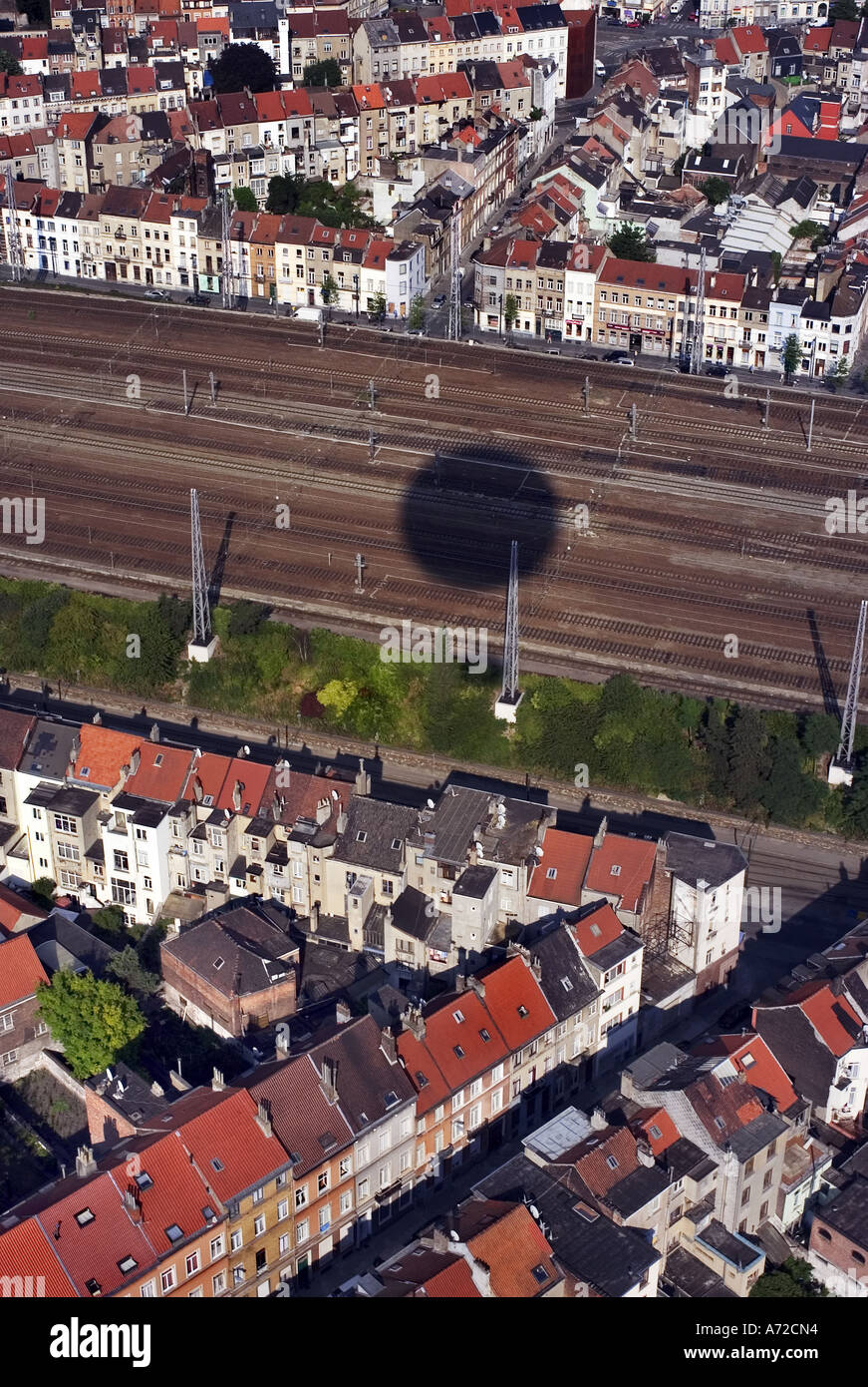 aerial view of Brussels Stock Photo - Alamy