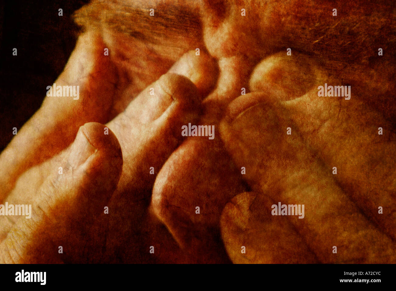 A man shutting his eyes Stock Photo - Alamy