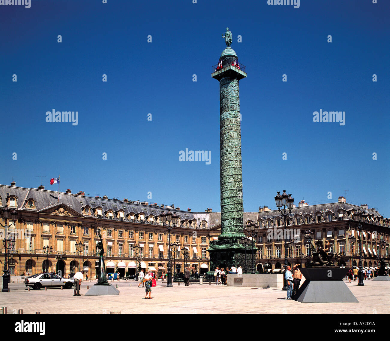 Vendome Column at Place Vendome Paris France This is a Monument to ...