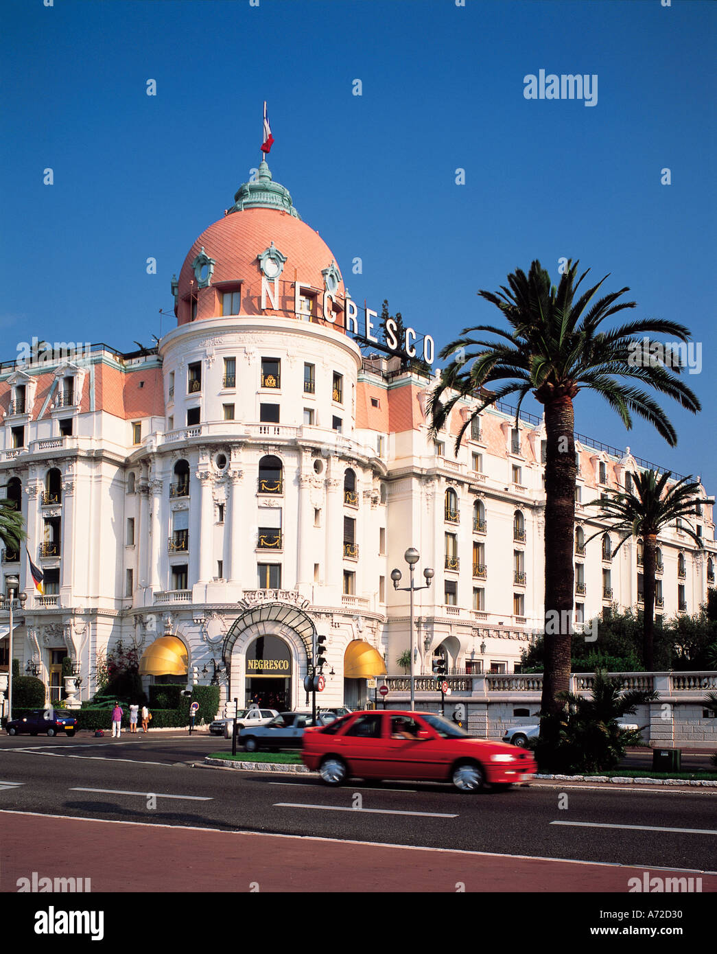 Negresco Hotel at Nice Cote d Azur French Riviera France Stock Photo ...