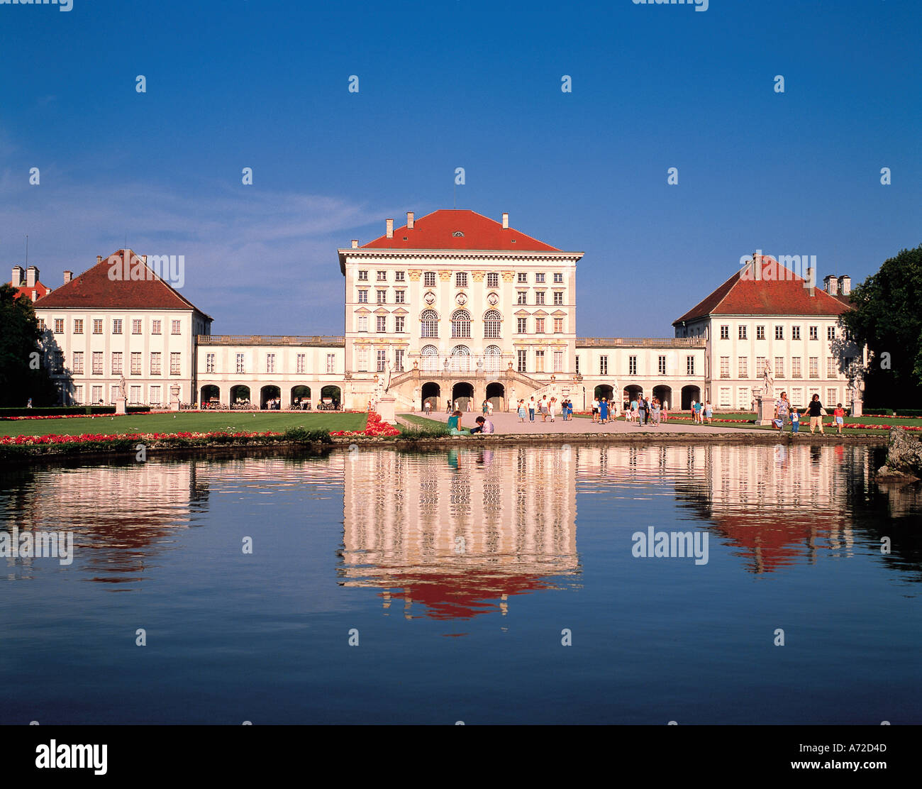 Nymphenburg Castle Munich Bavaria Germany Baroque Architecture Stock ...