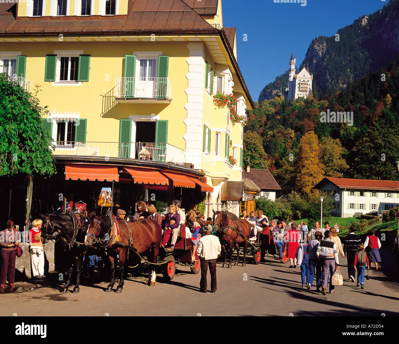 Horse and Carriage Ride to Neuschwanstein Castle Schwangau Fussen ...