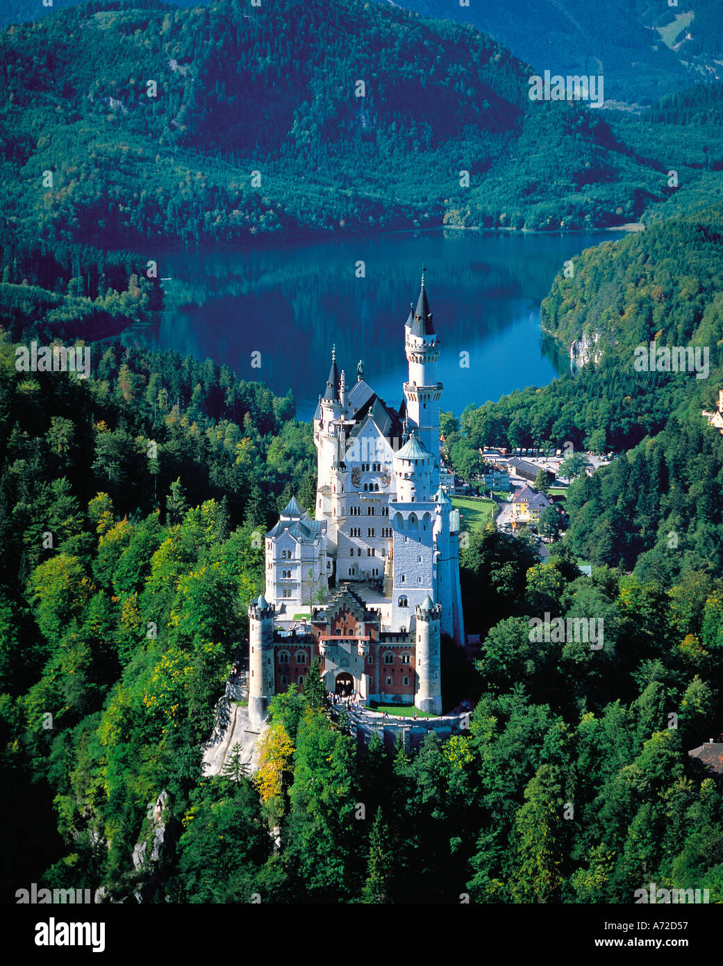 Neuschwanstein Castle Schwangau Fussen Bavaria Germany Stock Photo - Alamy