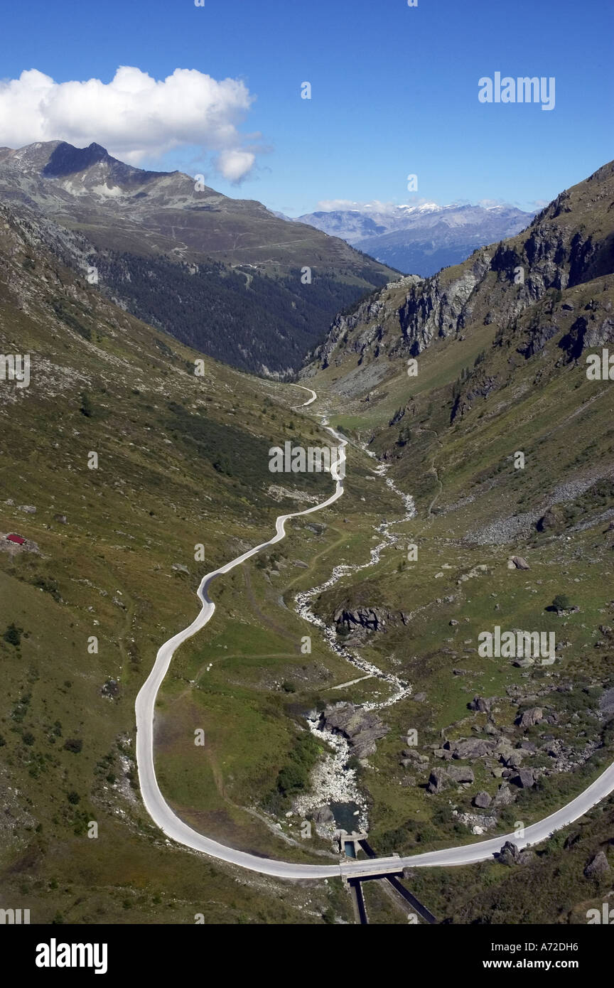 mountain road in the alps Stock Photo - Alamy