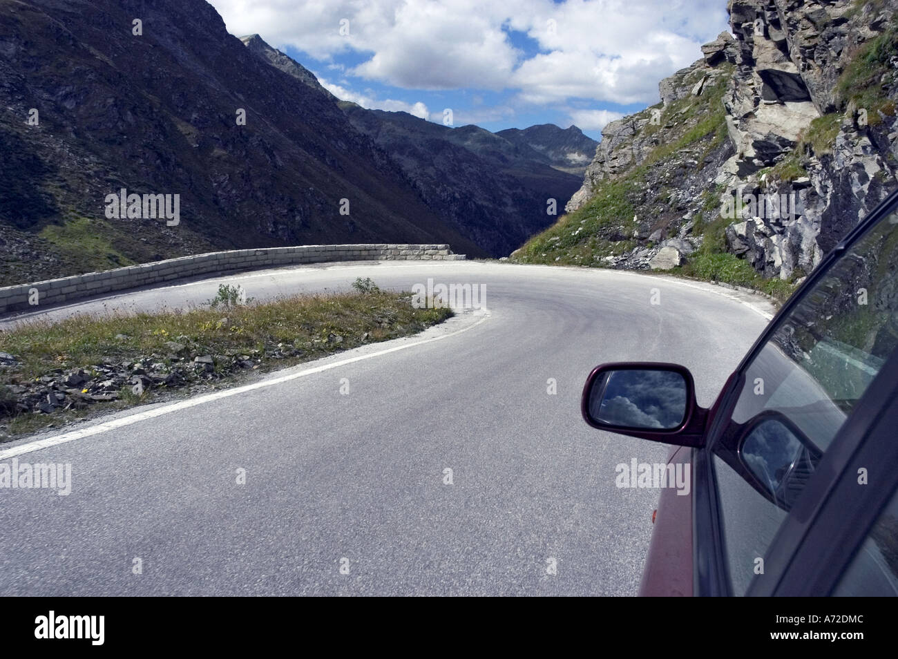 mountain road in the alps Stock Photo - Alamy
