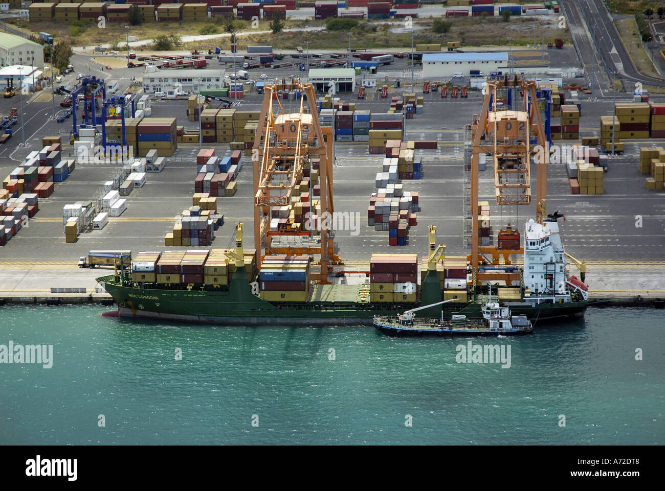 Port louis harbour Stock Photo - Alamy