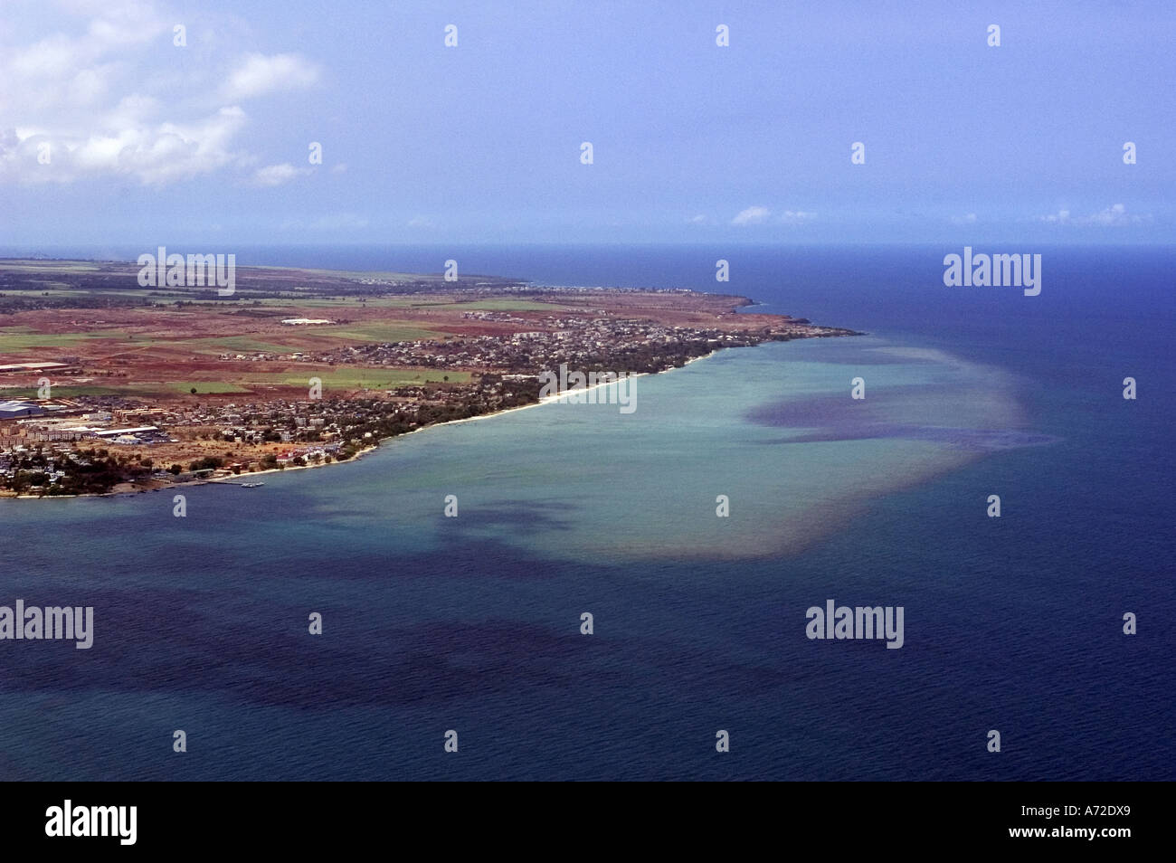 Pointe aux Sables coast Stock Photo - Alamy
