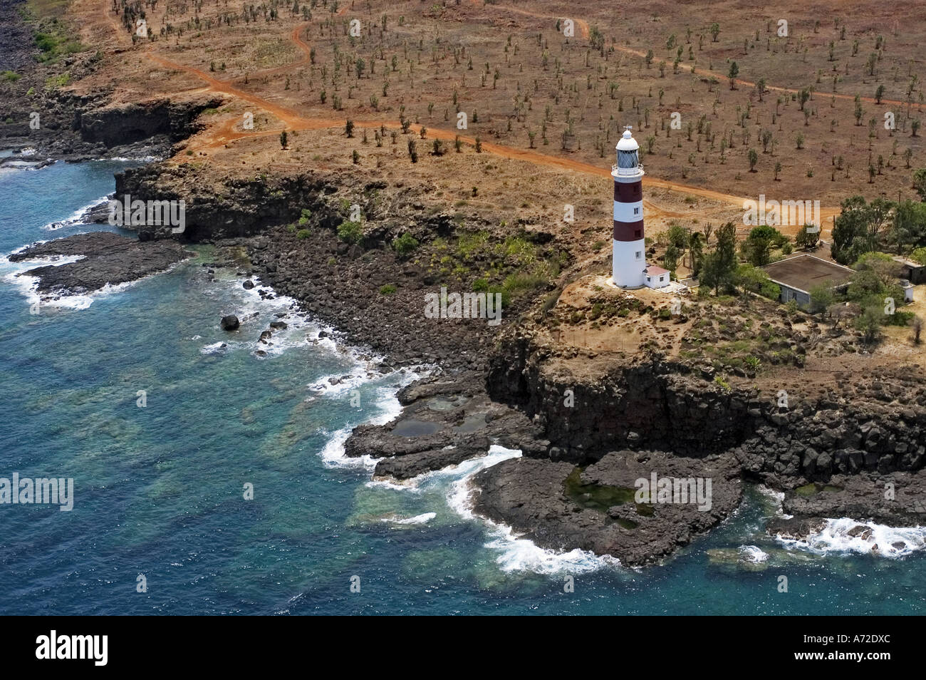 aerial view of Albion lighthouse Stock Photo - Alamy