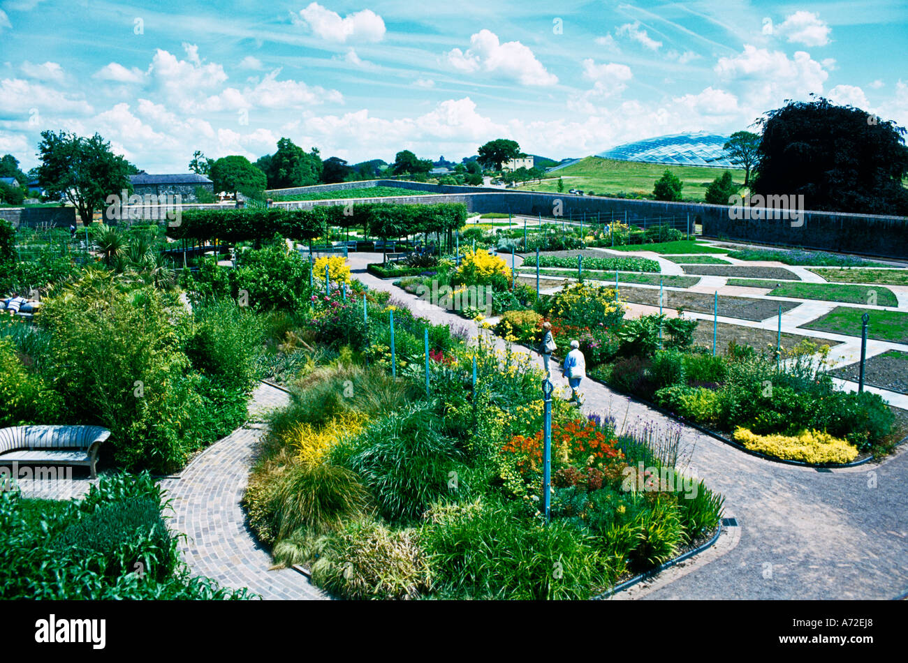 National Botanical Gardens Camarthen Wales UK Stock Photo - Alamy