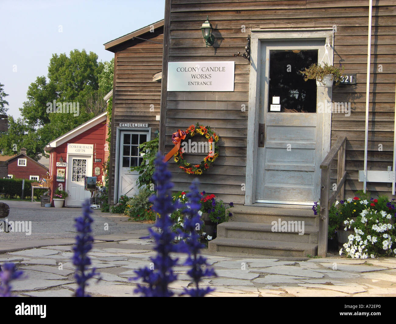 Candle shop in the Amana colonies Amana IA Stock Photo - Alamy