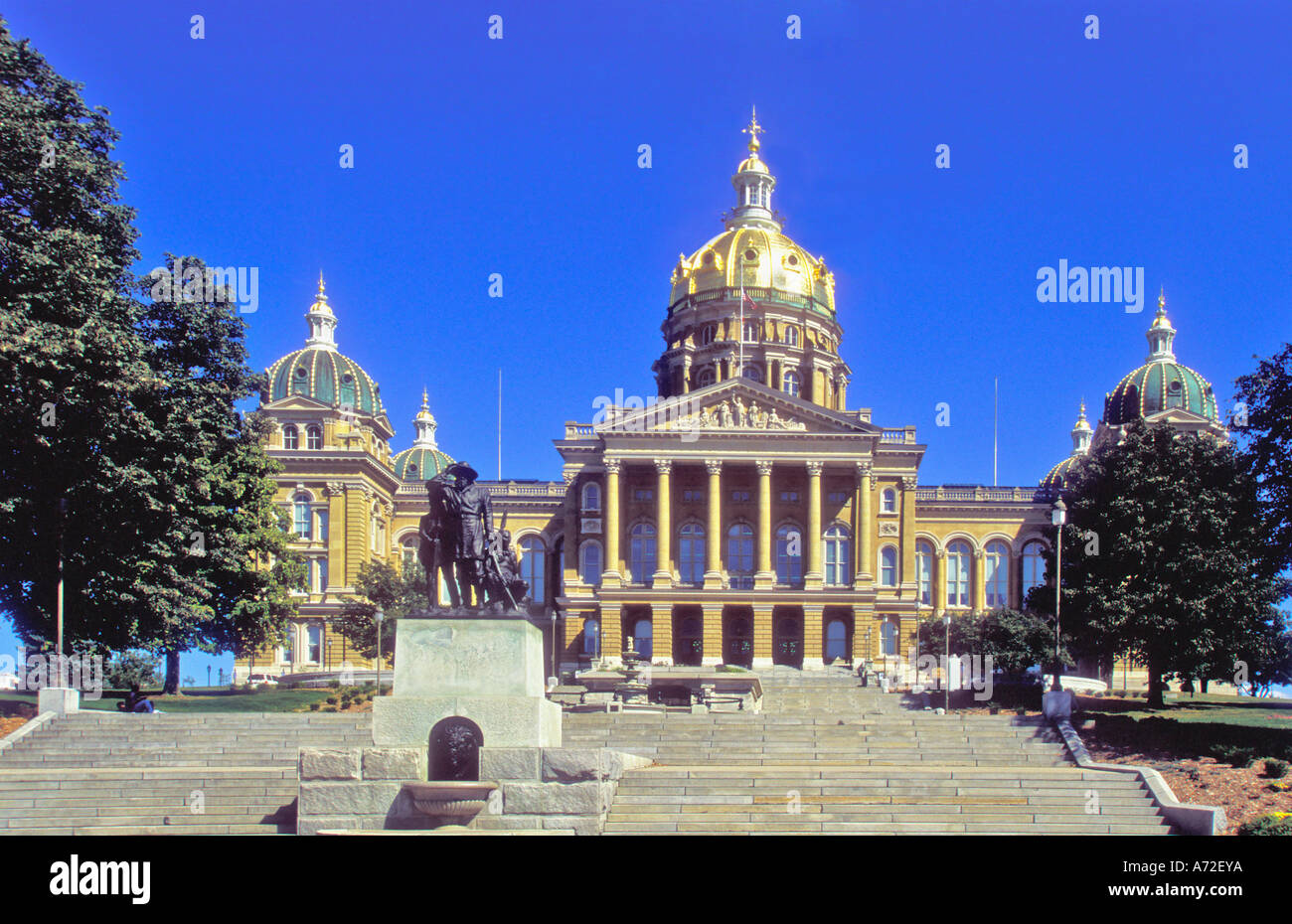 Iowa State Capitol Des Moines IA Stock Photo - Alamy