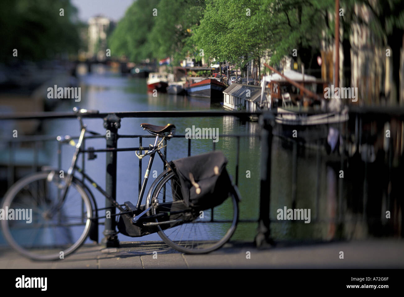 Bike amsterdam depth of field hi-res stock photography and images - Alamy