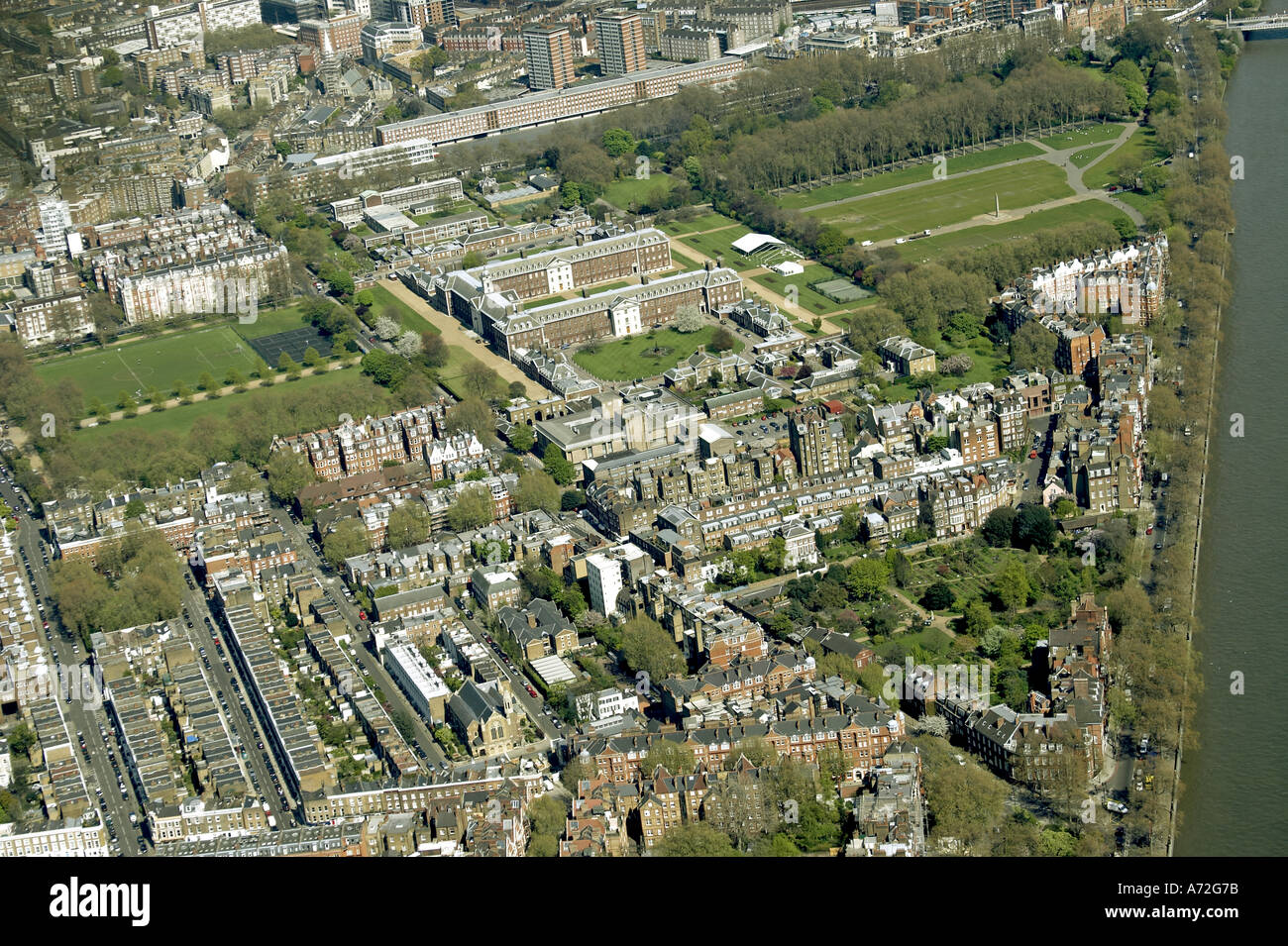 Royal hospital chelsea aerial view hi-res stock photography and images ...