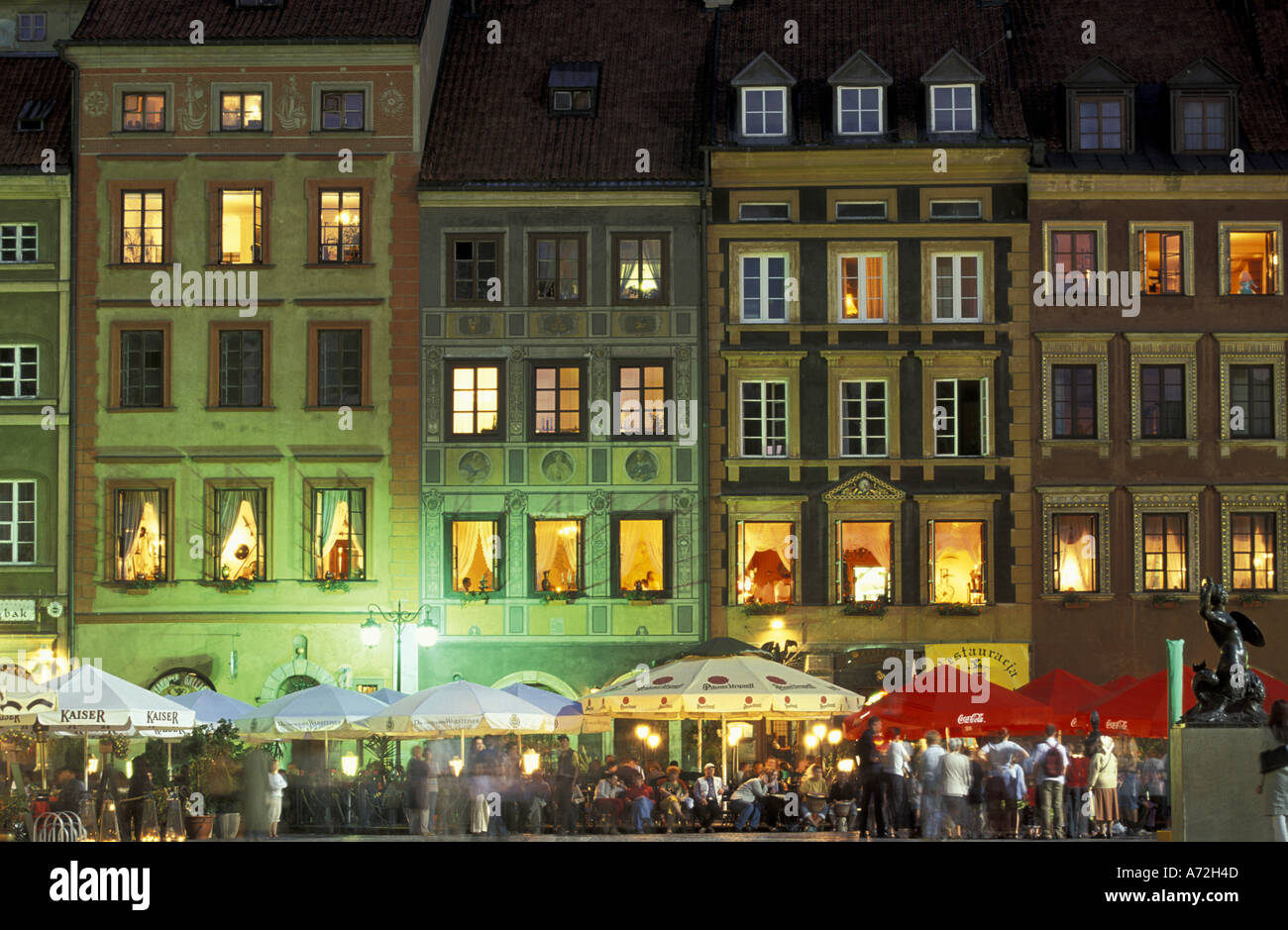 EUROPE, Poland, Warsaw Rynek Starego Miasta, Old Town Square Stock ...