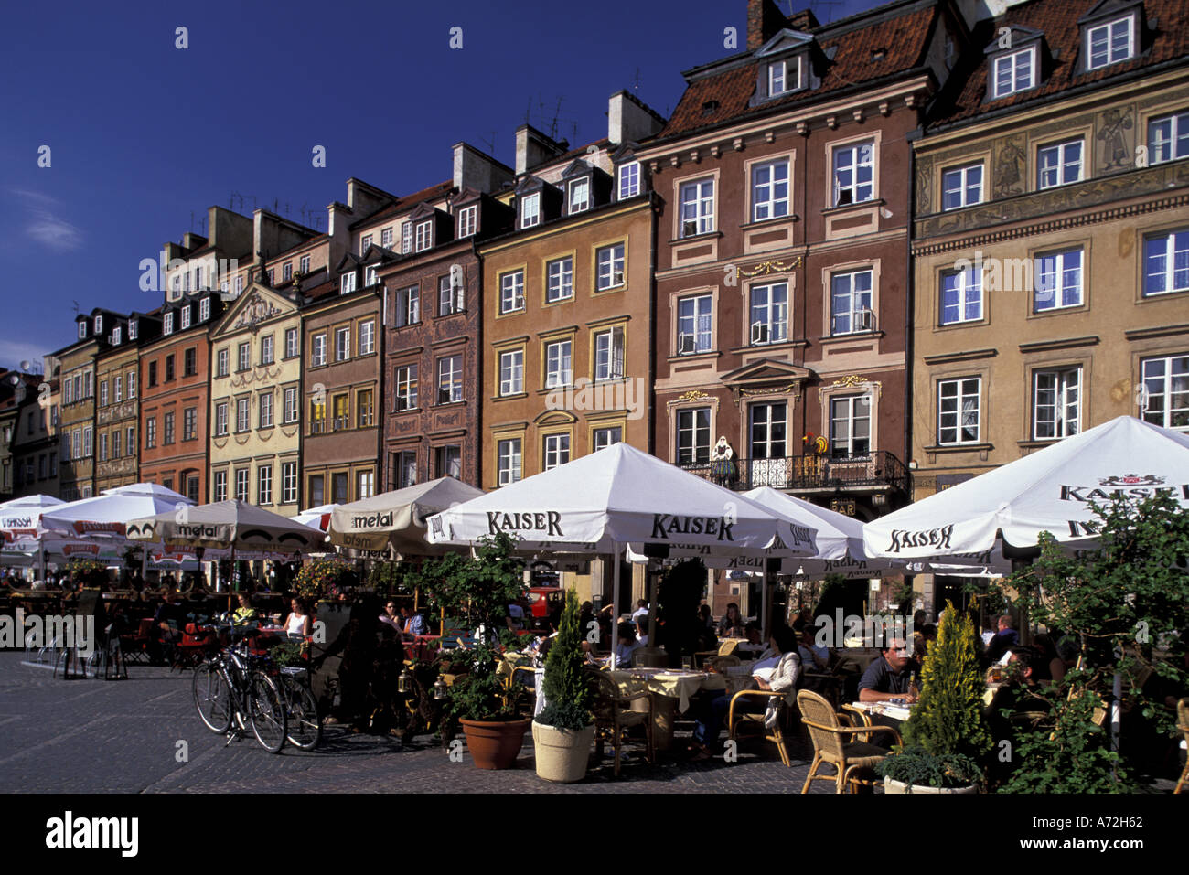 EUROPE, Poland, Warsaw Rynek Starego Miastra, Old town square Stock ...