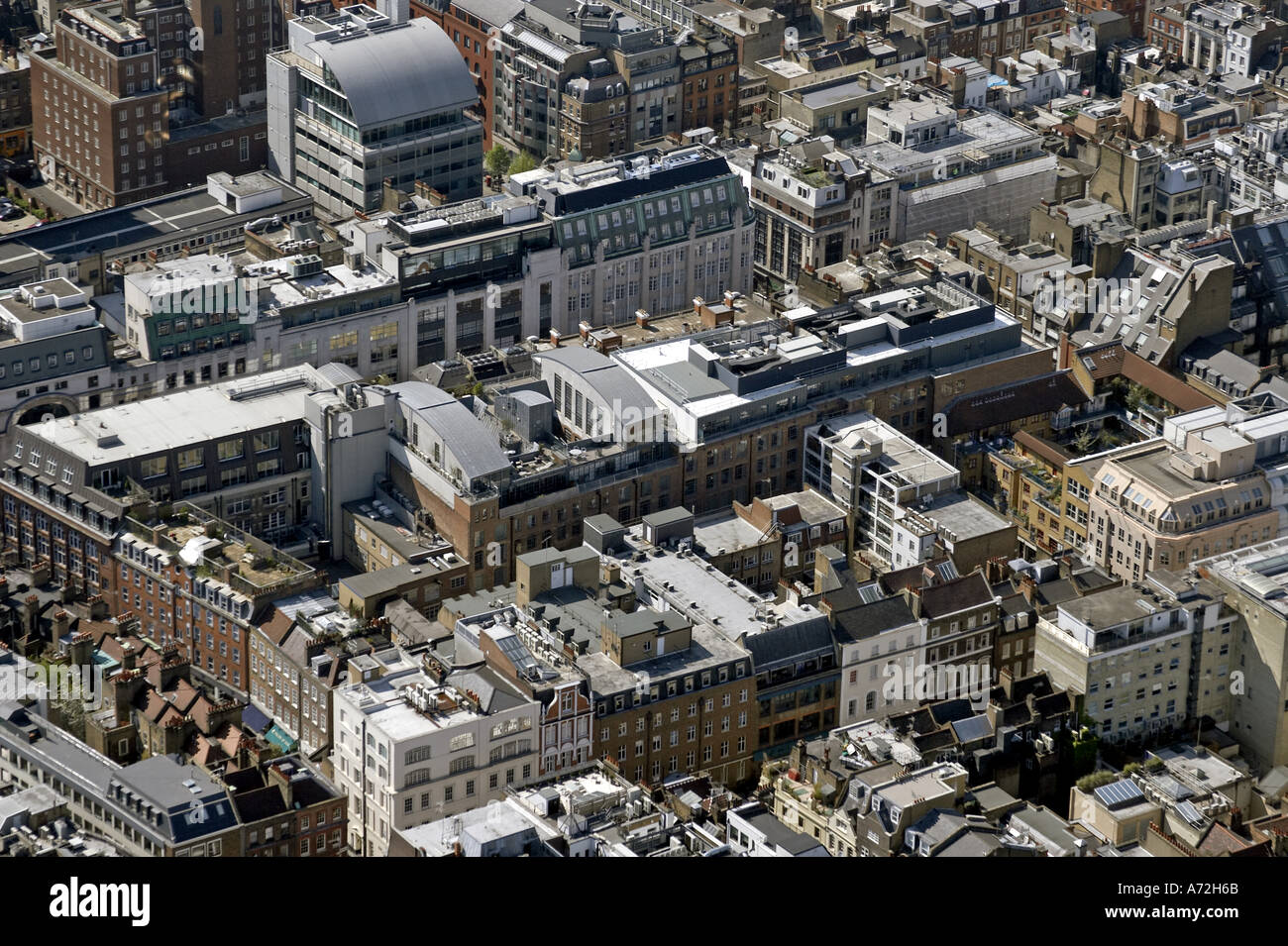 Aerial view of london soho hi-res stock photography and images - Alamy