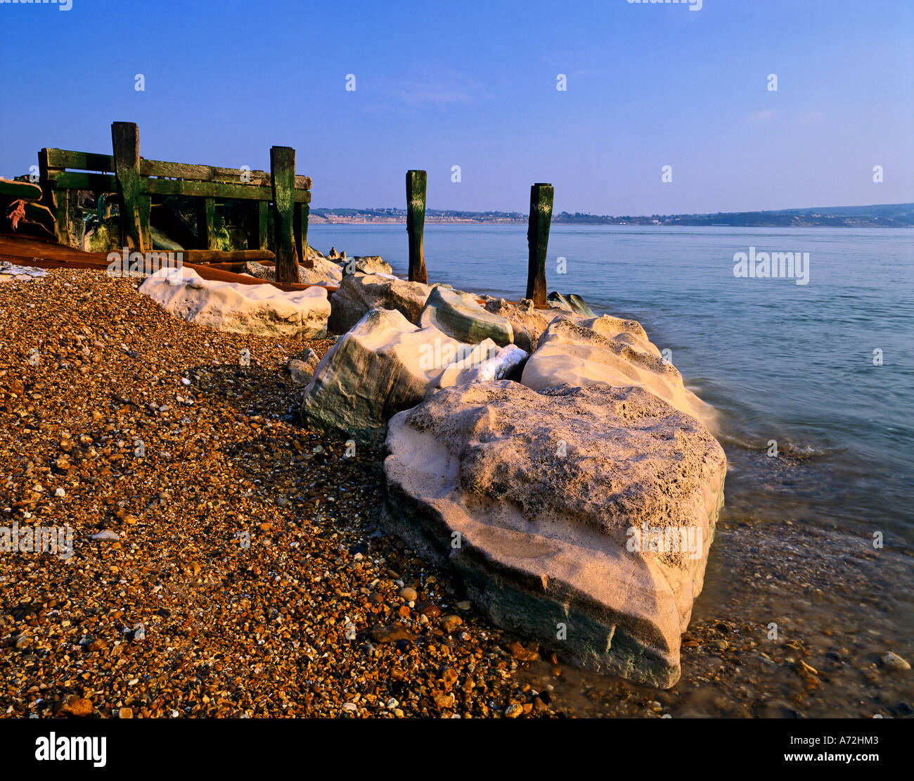 Natural rock groynes hi-res stock photography and images - Alamy