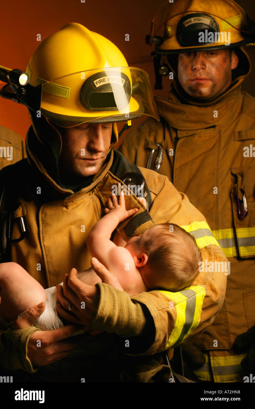 Newborn Firefighter Photography
