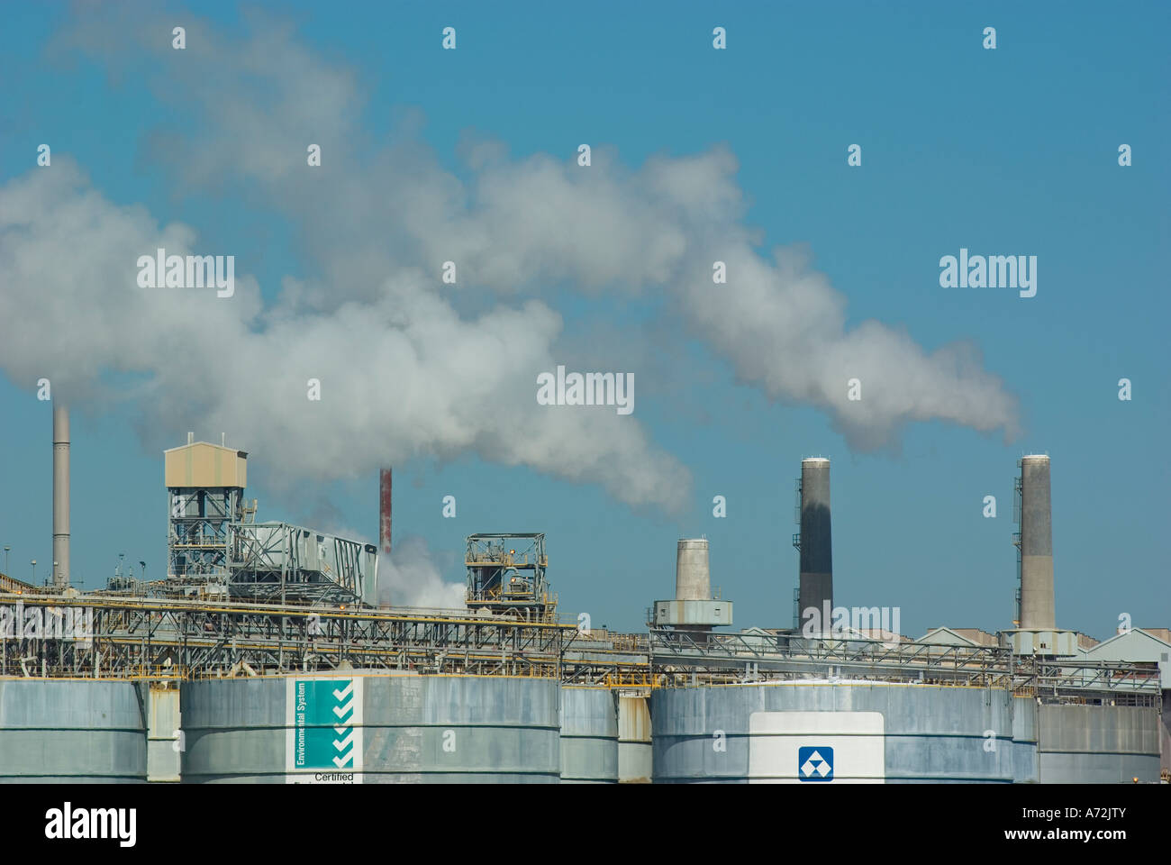 Belching smokestacks hi-res stock photography and images - Alamy
