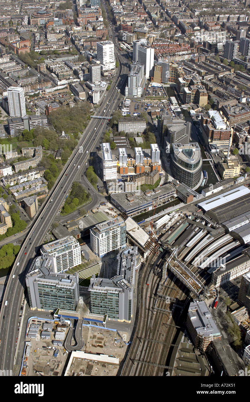 Paddington station aerial hi-res stock photography and images - Alamy