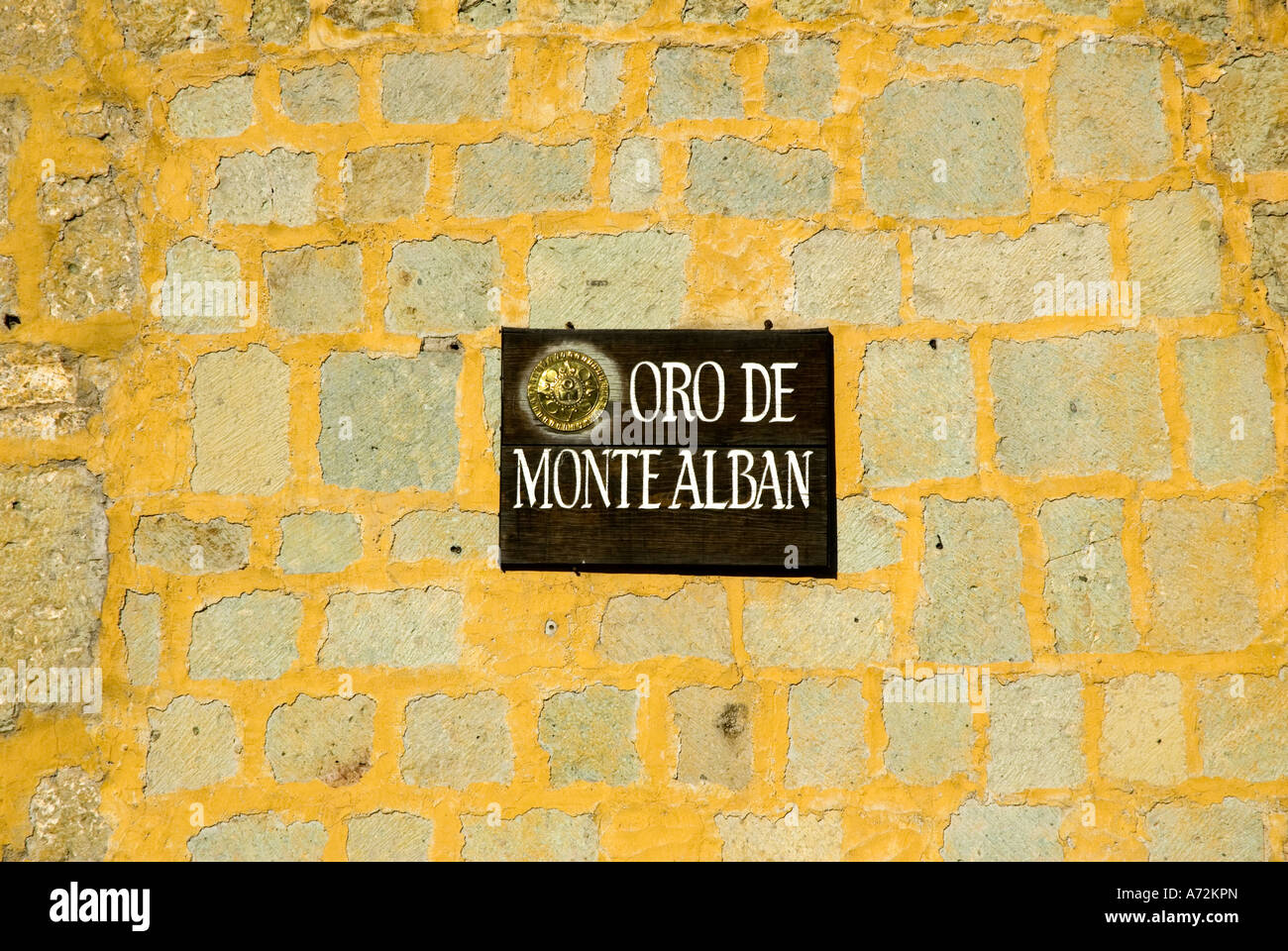 Oaxaca - monte alban monte alban sign jeweller shop - Mexico Stock ...