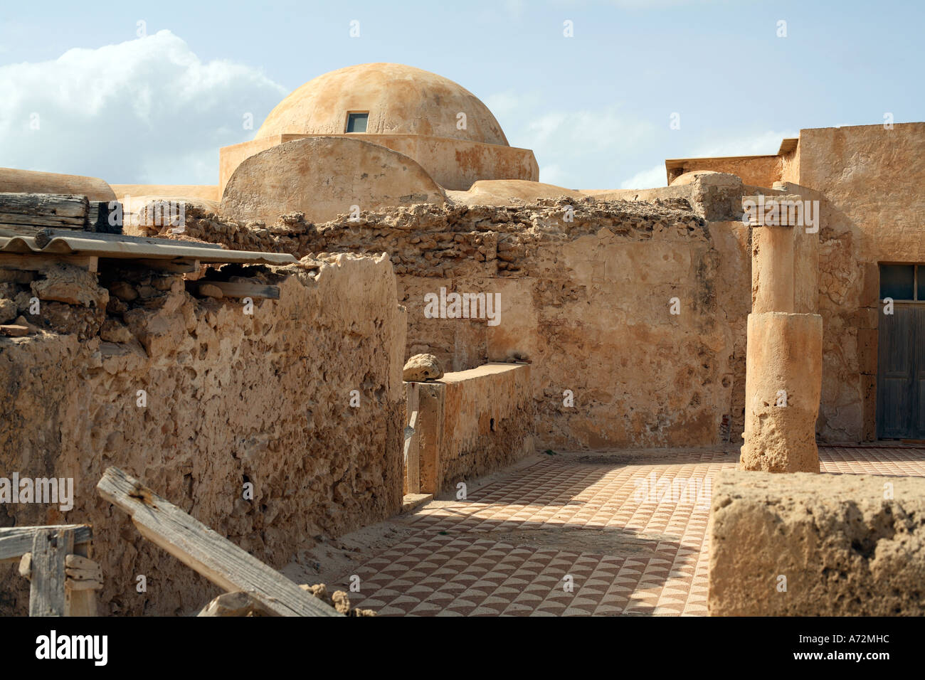The unique roman villa Silene near Leptis Magna in Libya Stock Photo ...