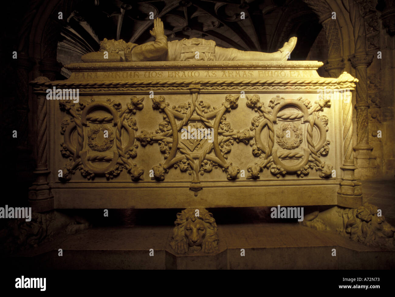 Portugal, Lisbon, Belem, Jeronimos Monastery, 1501, Manueline style ...