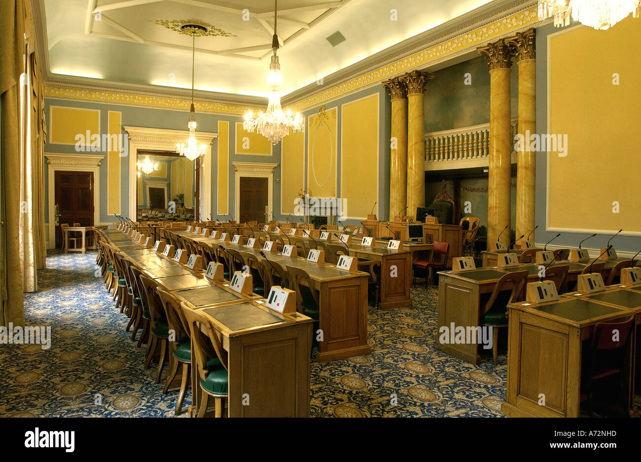 Council Chamber, Doncaster Mansion House (2 Stock Photo - Alamy