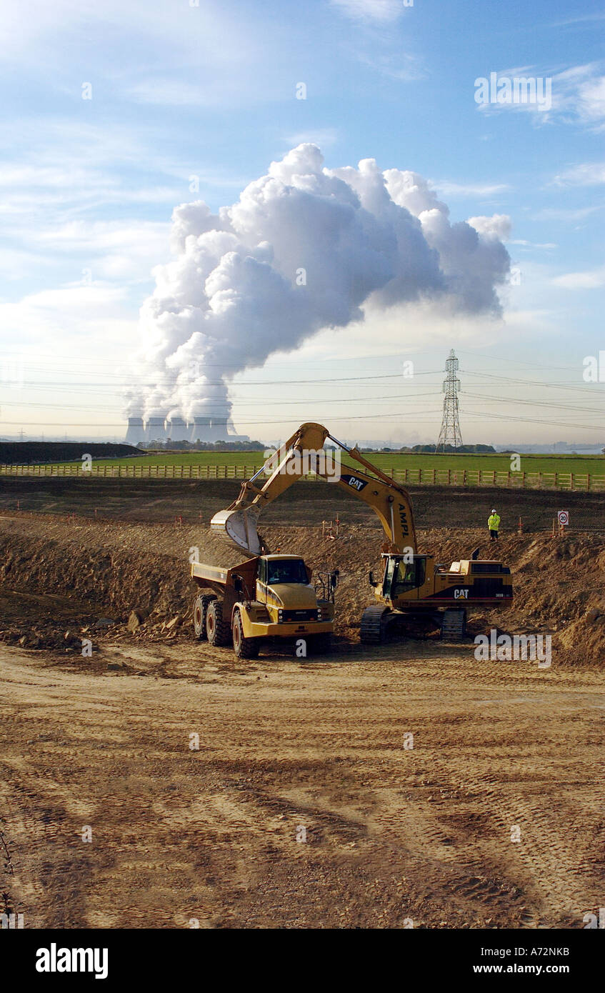 UK road construction (3 Stock Photo - Alamy