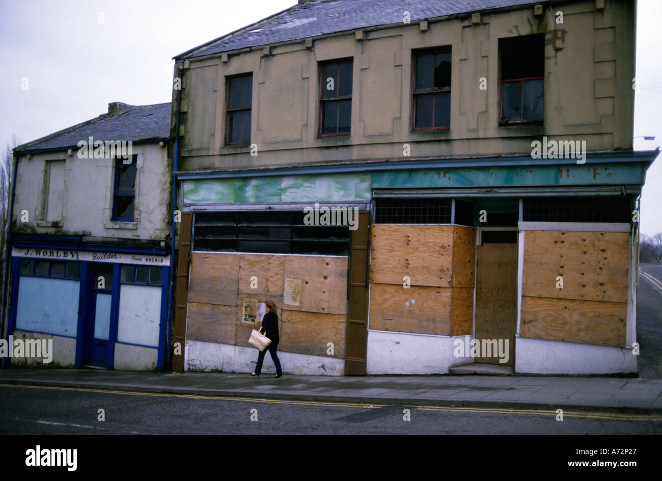 Easington, County Durham,North East England. 1985. Retired Coal Miners ...