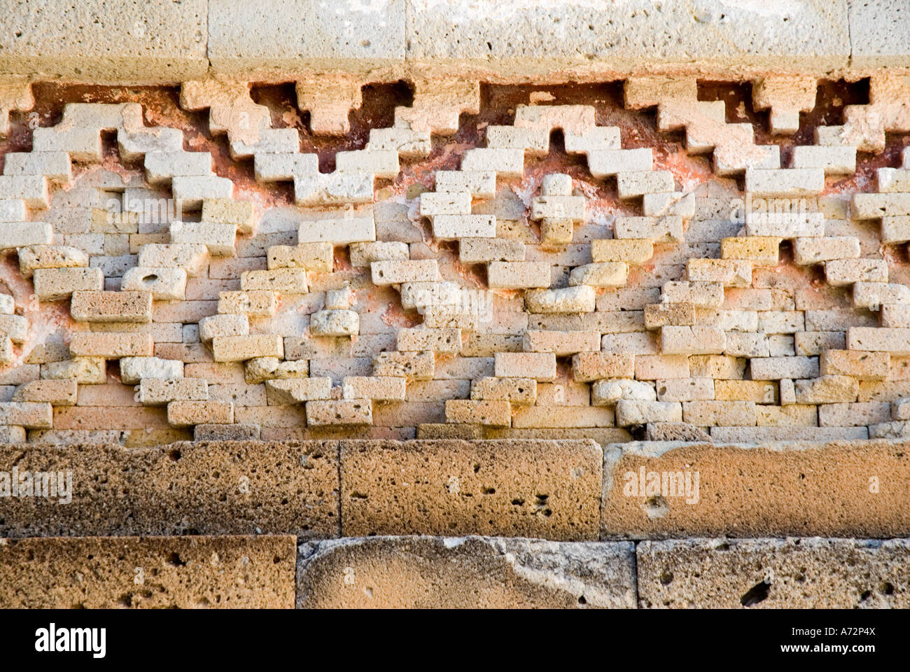 Archaeological Zone of Mitla details - Oaxaca - Mexico Stock Photo - Alamy