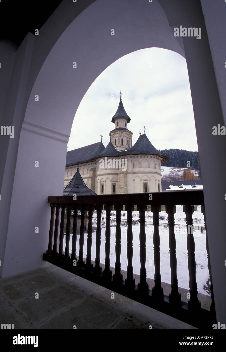 Europe, Romania, Putna village, Putna monastery/church built by Stephan ...
