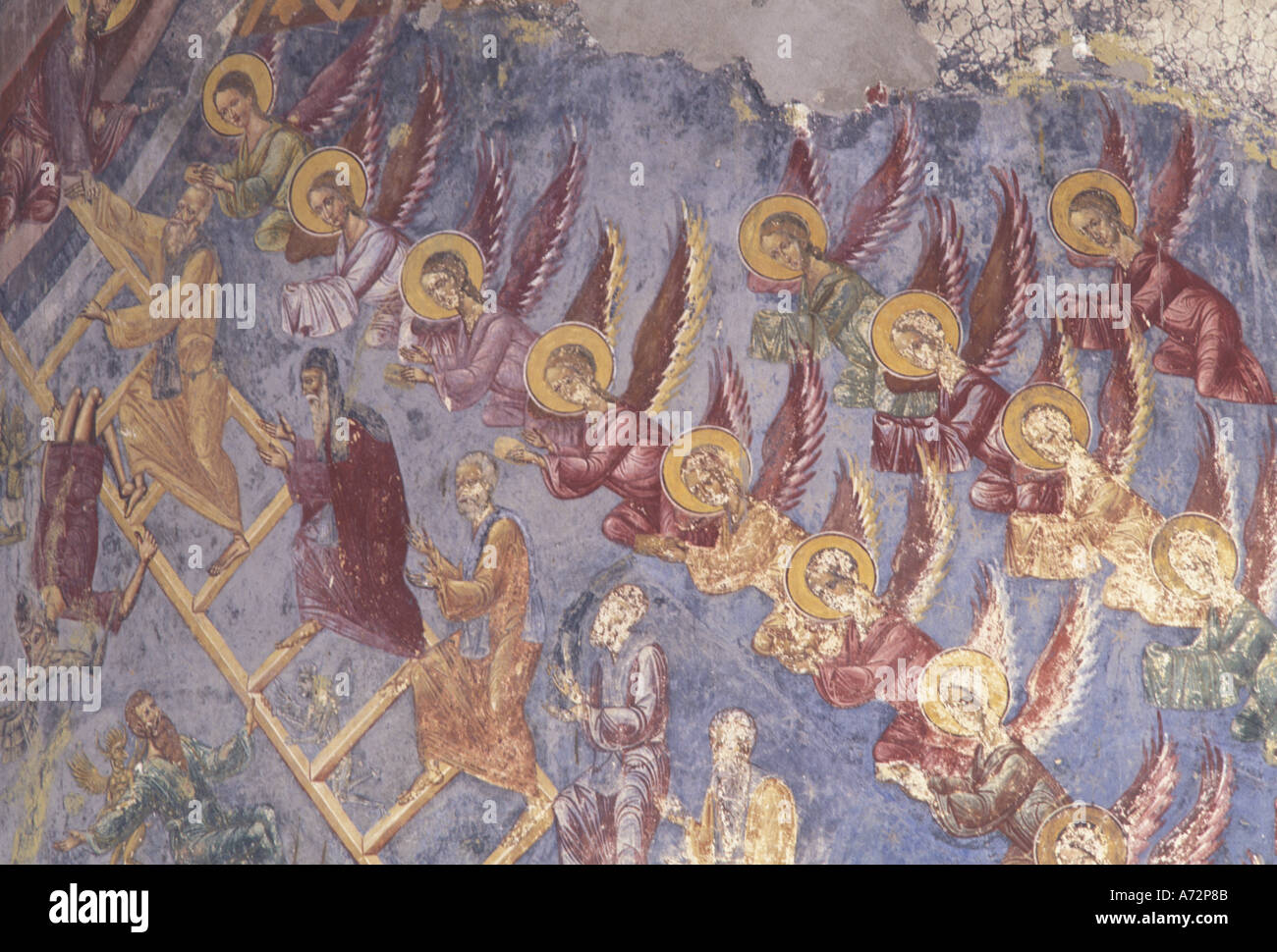 Europe, Romania, Rasca monastery c. 1542, Last Judgment Stock Photo - Alamy