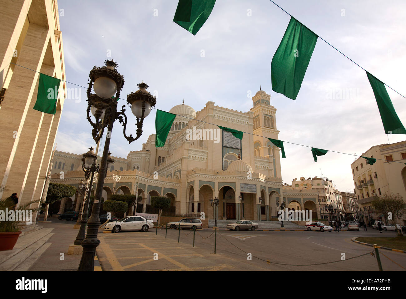A catholic cathedral converted into a mosque in Tripoli in Libya Stock ...
