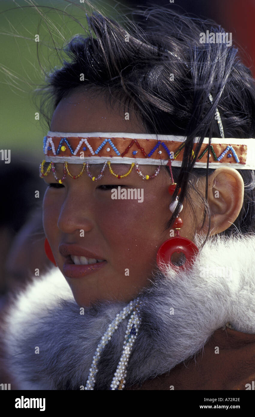 ASIA, Russia, Russian Far East, Chukchi Penninsula, Native of Lorino ...