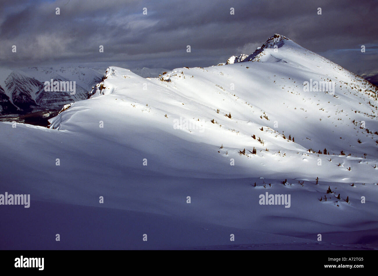 Mount Trundle Selkirk Mountains Stock Photo - Alamy