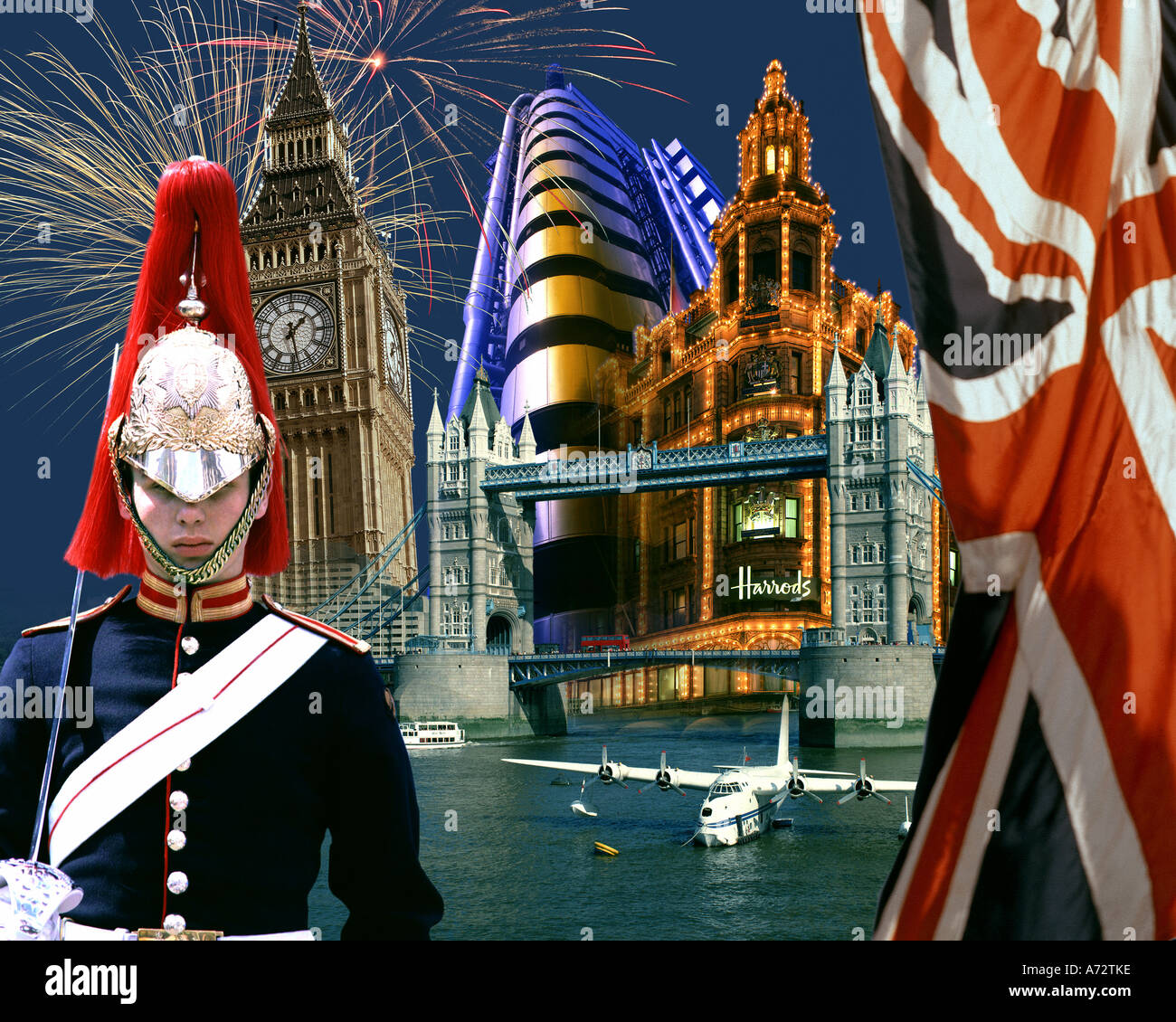Concept london tourist hi-res stock photography and images - Alamy