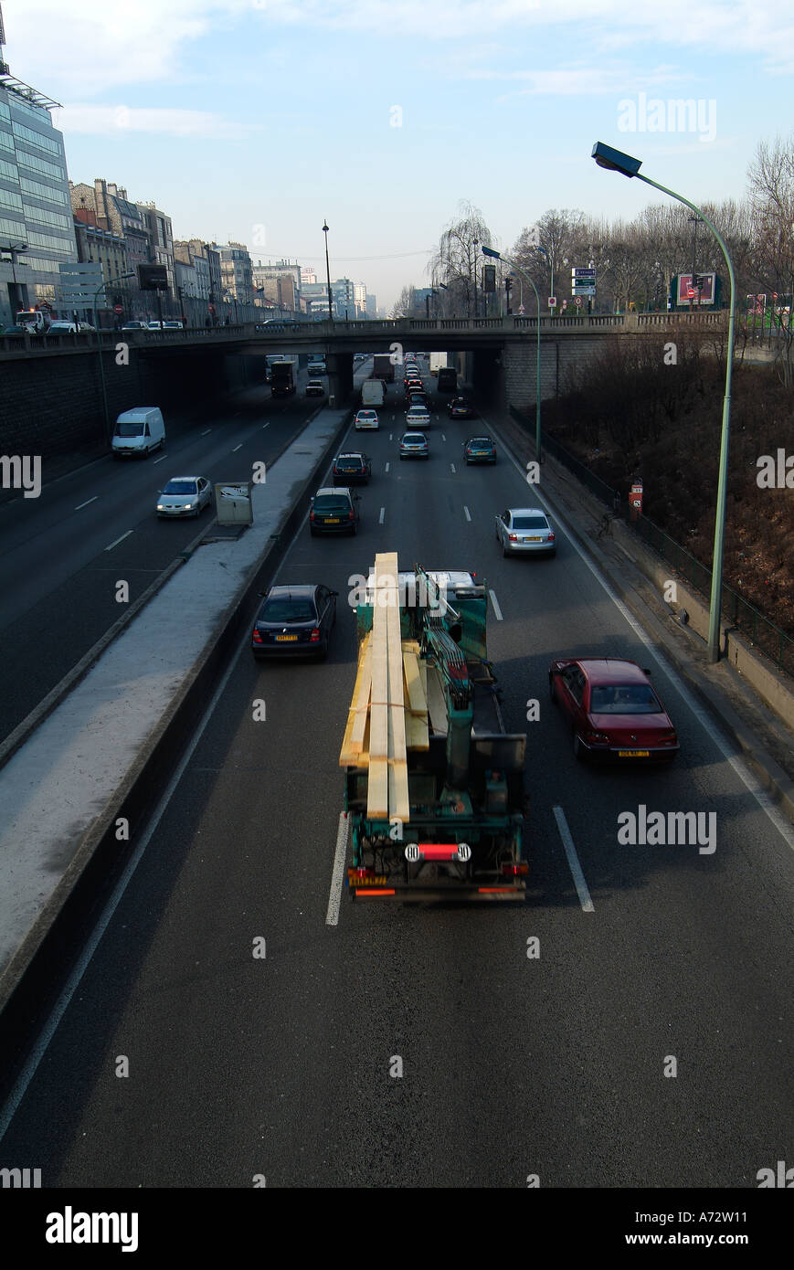 Car traffic in Paris Stock Photo - Alamy