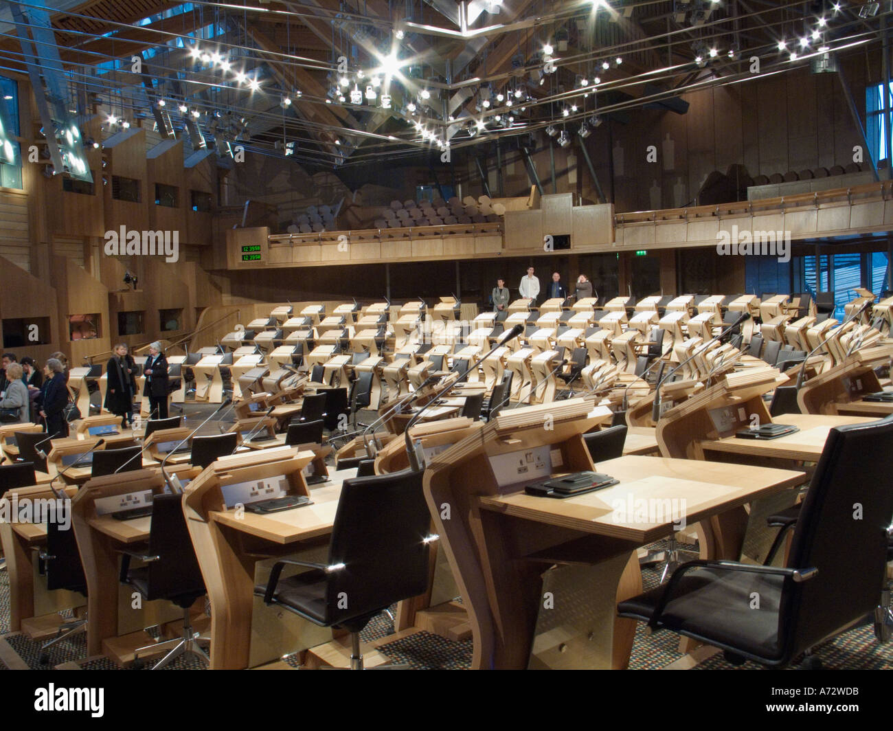 [Scottish Parliament] Chamber Edinburgh Scotland Stock Photo - Alamy
