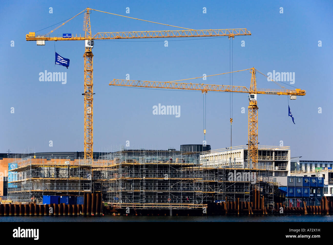 Development of new harbour shape in Copenhagen Stock Photo - Alamy