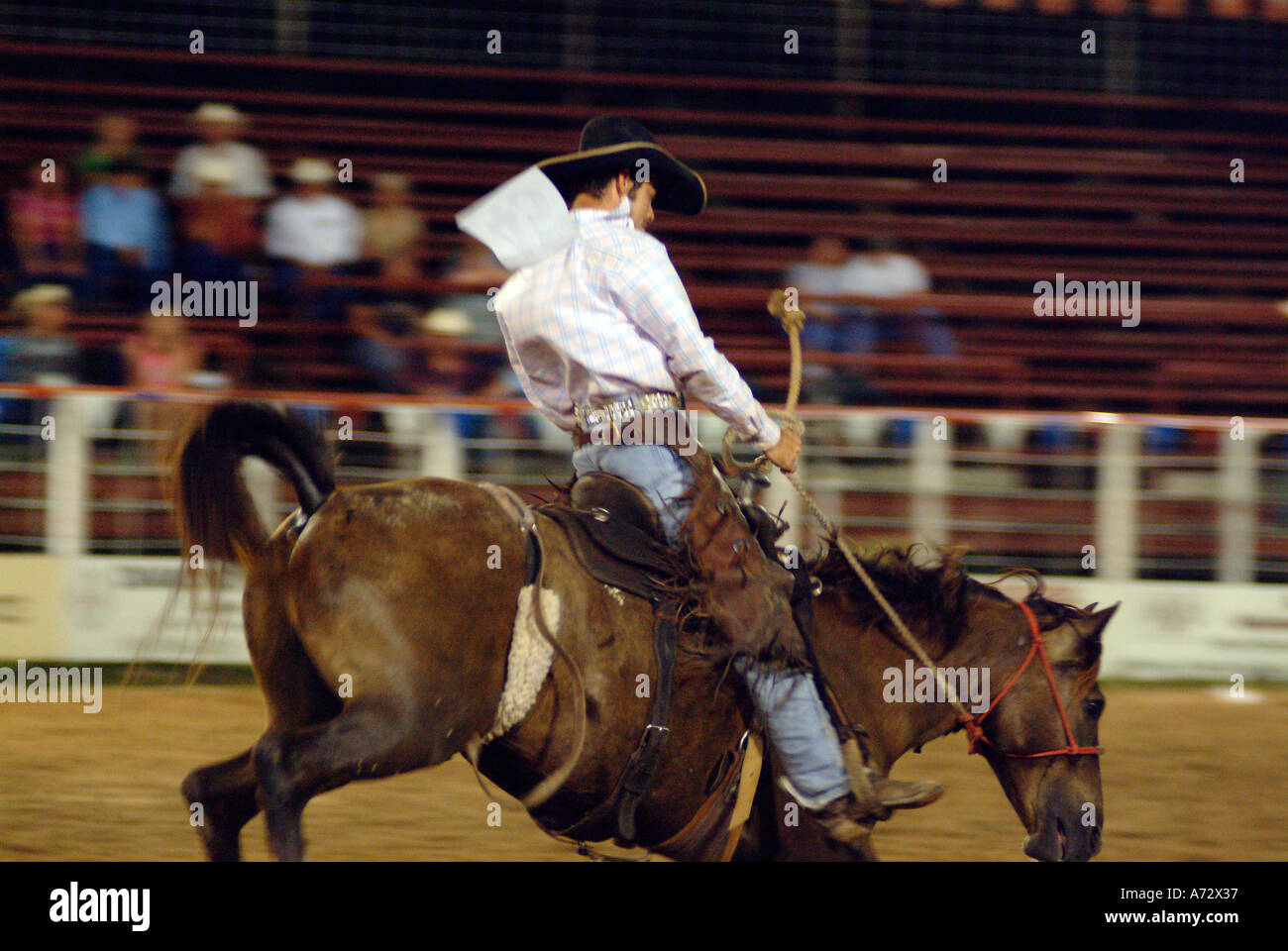 Cowboy Texan rodeo in Bandera Texas Stock Photo - Alamy