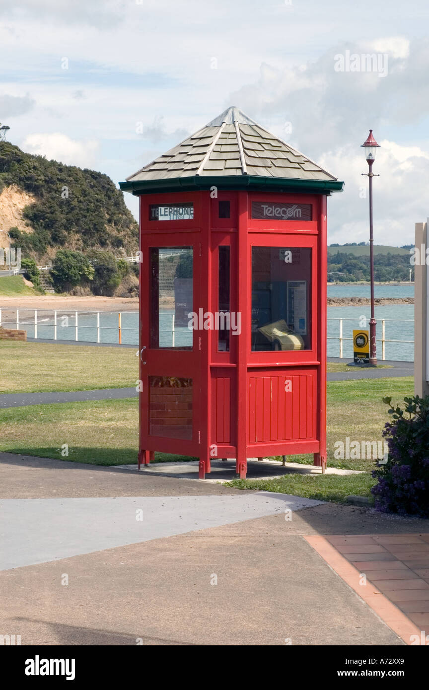New zealand telephone box hi-res stock photography and images - Alamy