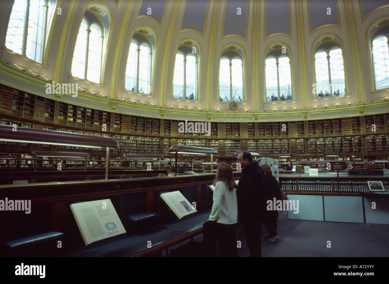 Library of Great Court, British Museum Stock Photo - Alamy