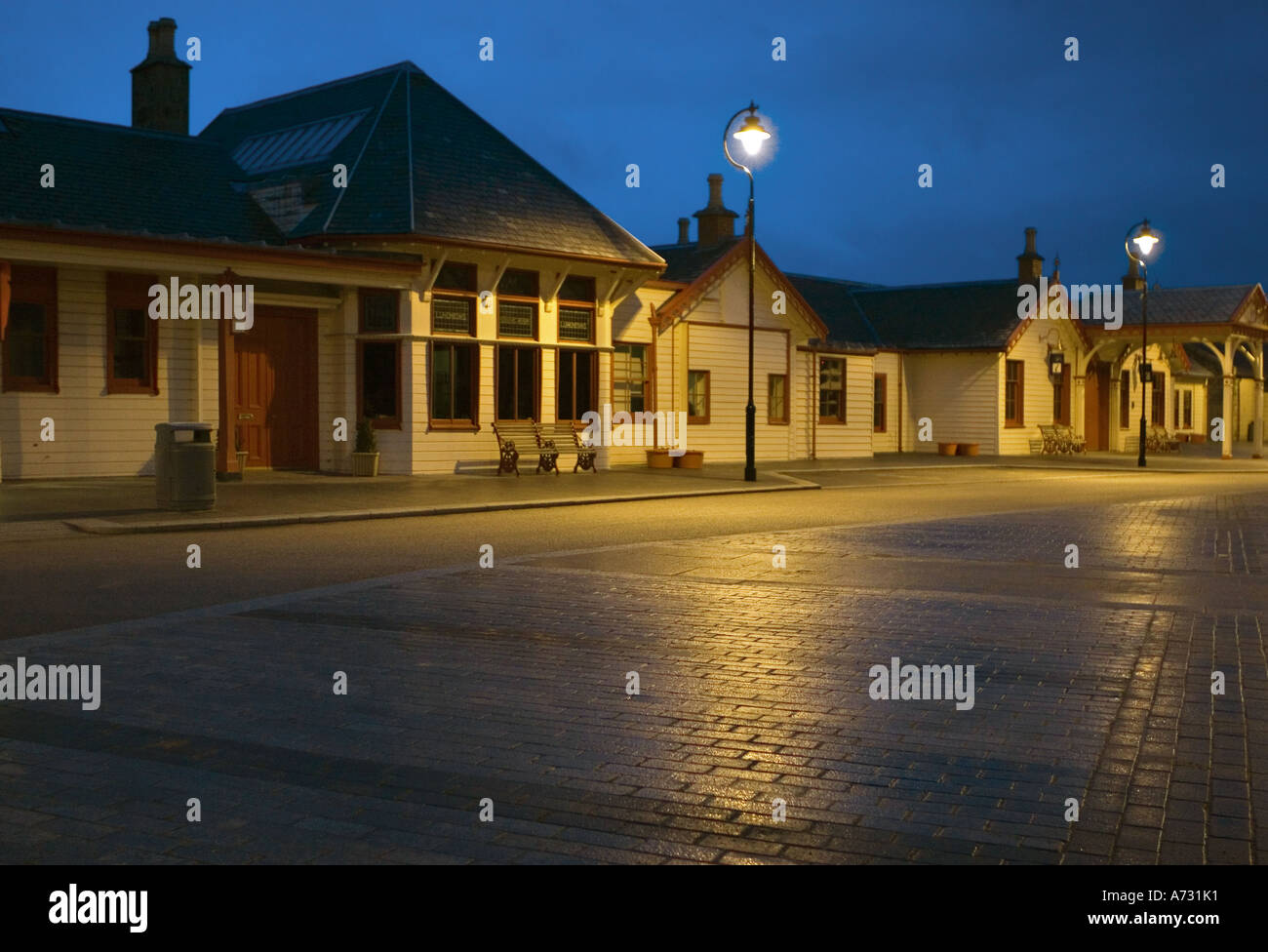 Ballater railway station, Royal Deeside, Ballater, Cairngorms National ...