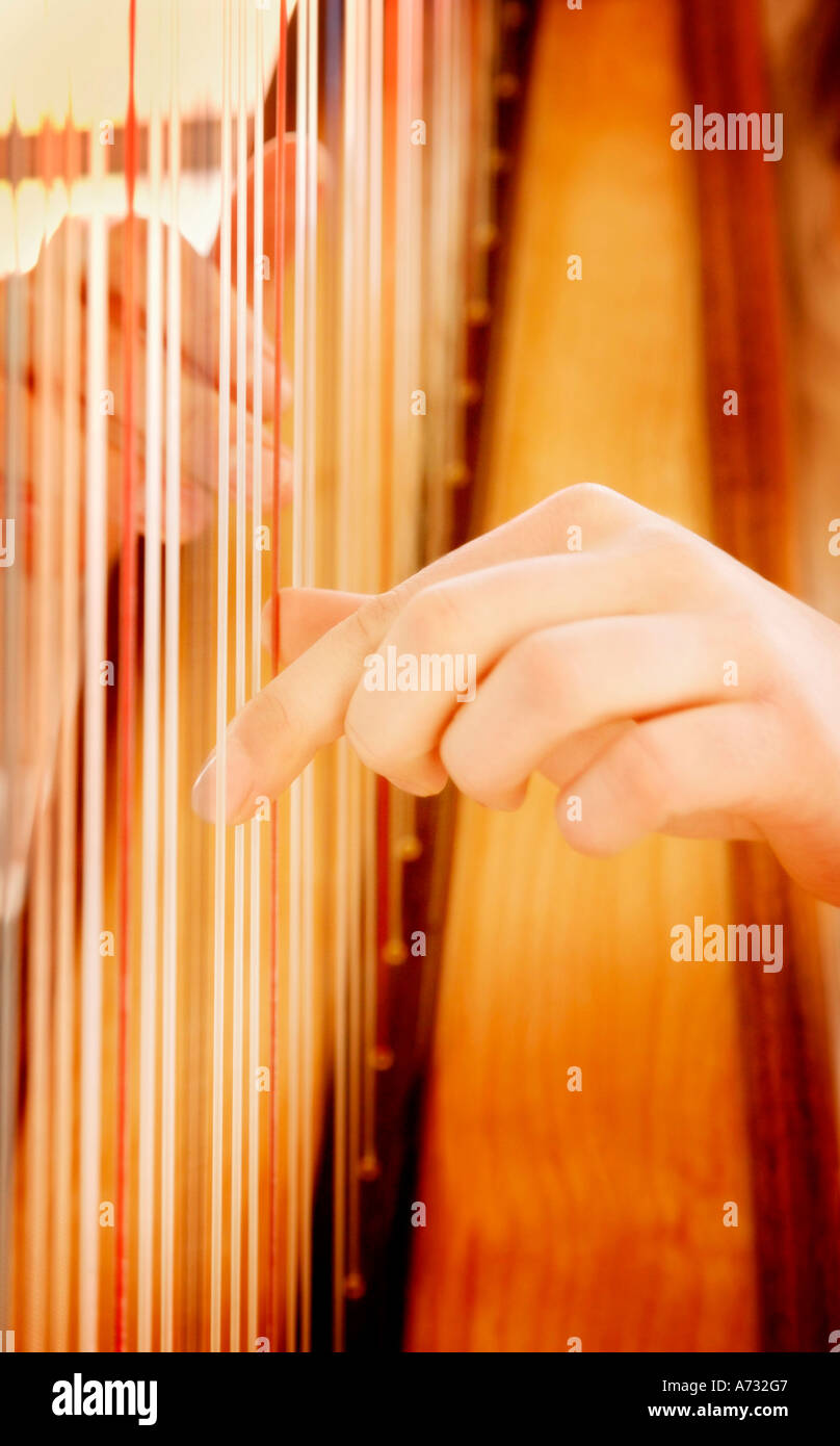 Female Harp Player High Resolution Stock Photography and Images - Alamy