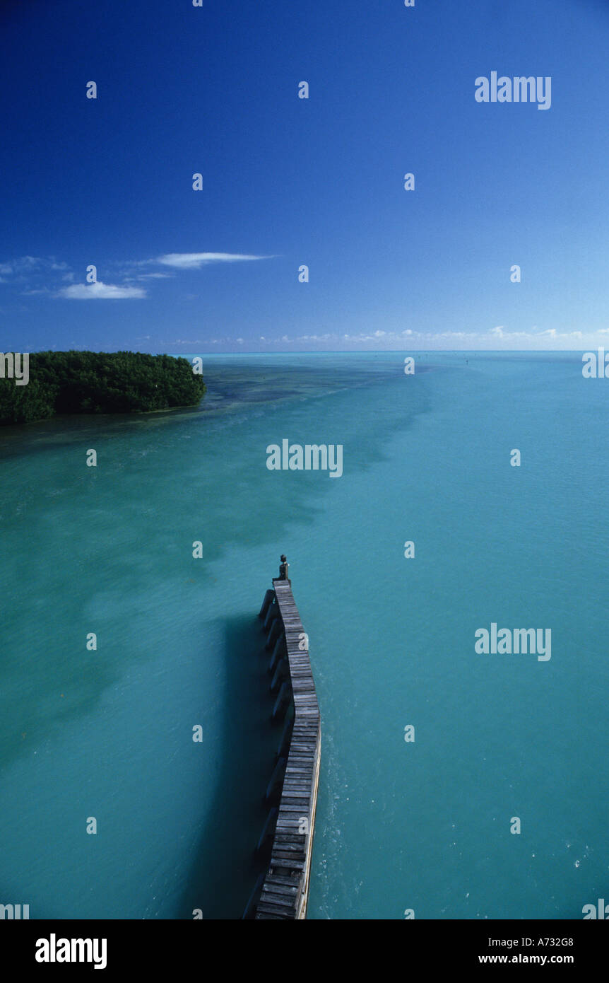 Florida Keys Breakwater USA Stock Photo - Alamy
