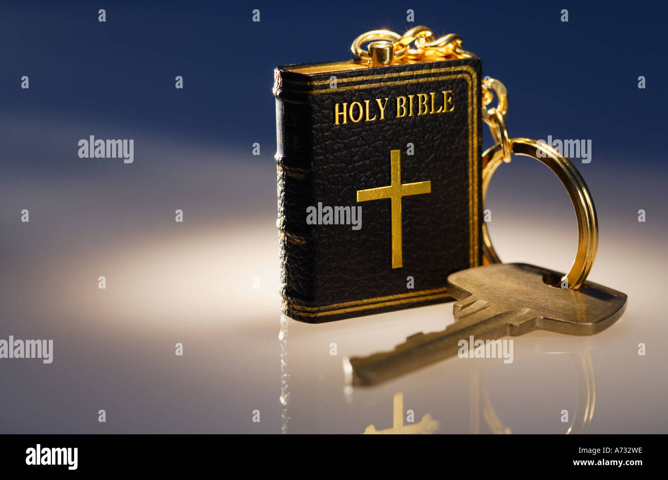Bible key chain Stock Photo - Alamy