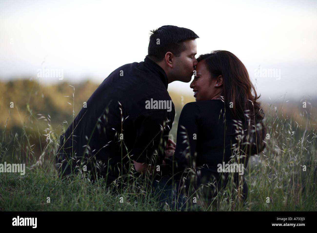 Newly engaged couple hands hi-res stock photography and images - Alamy