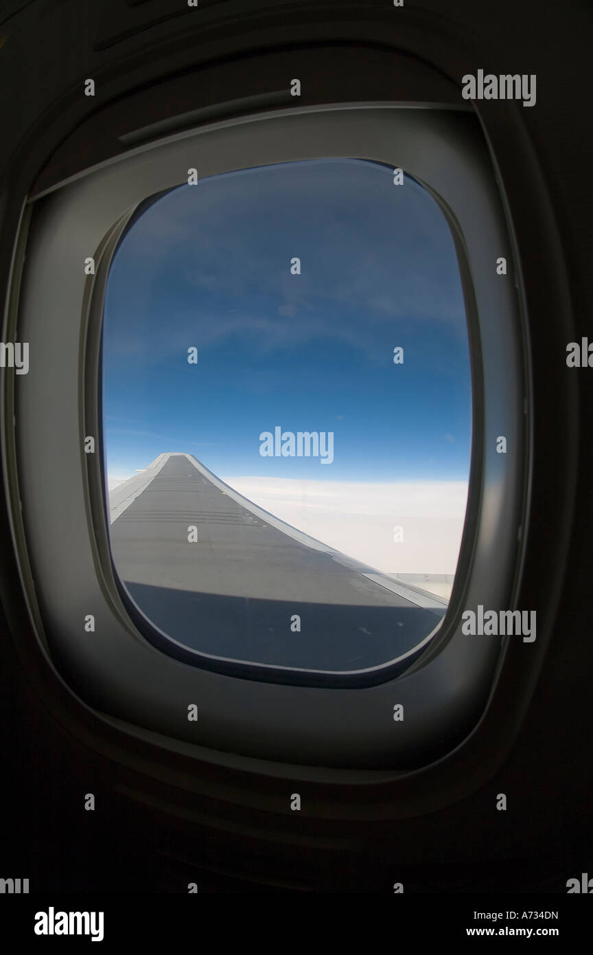 The view outside of a plane window Stock Photo - Alamy